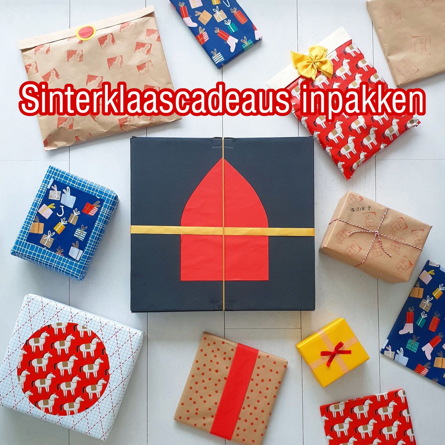 Sinterklaascadeaus inpakken: pakjes leuk versieren - Leuk met kids Leuk ...