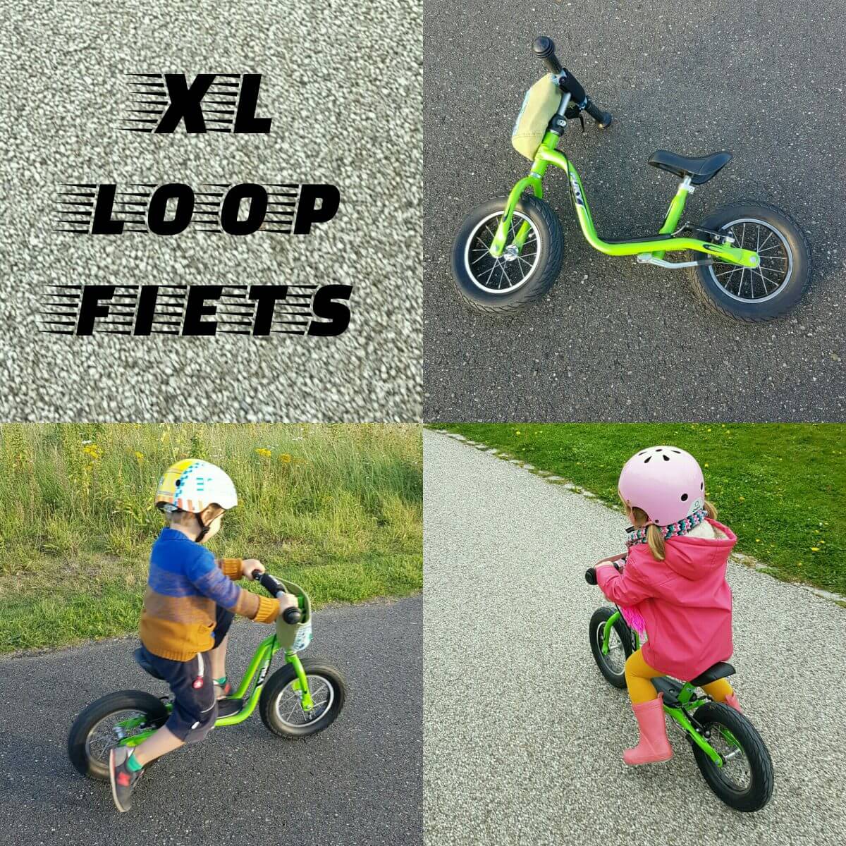XL loopfiets voor grote peuters en kleuters - Leuk met kids Leuk met kids