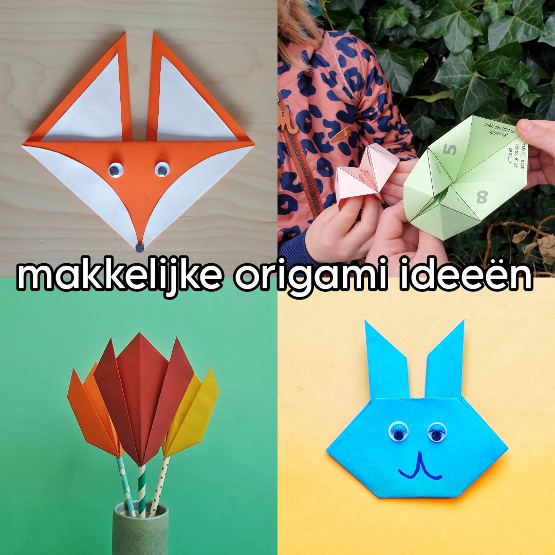 Origami vouwen: makkelijke ideeën en voorbeelden - Leuk met kids Leuk ...